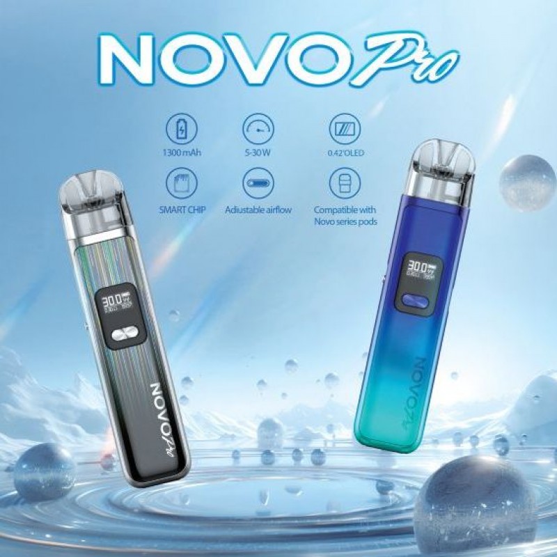 SmokTech NOVO Pro Kit, novo and novo 2 replacement pods, novo 2x meshed pods, novo pod 3ml